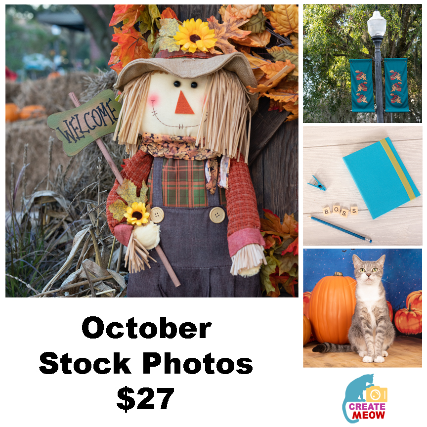 October Stock Photos - CreateMeow