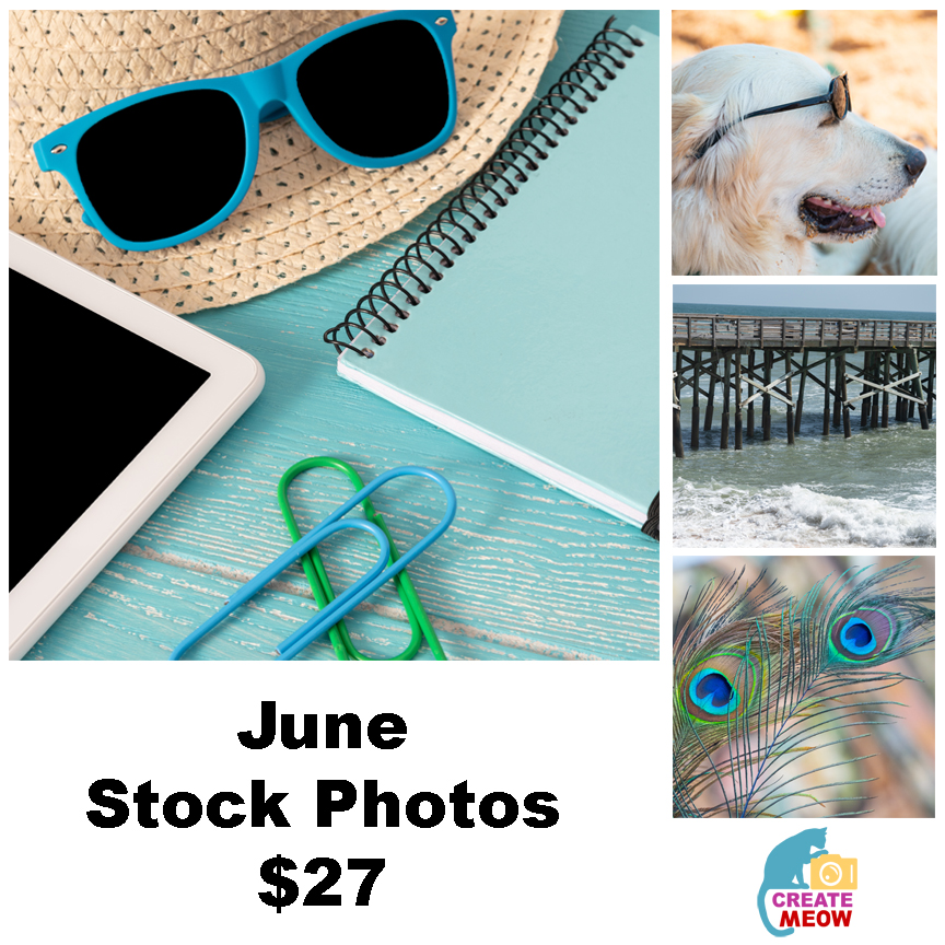 June Stock Photos - CreateMeow