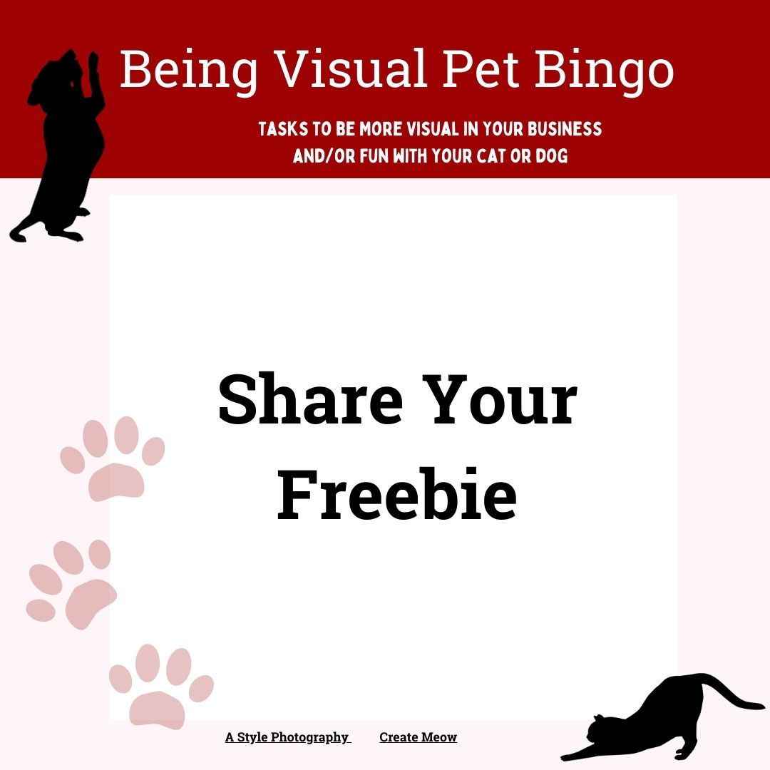Bingo Challenge Day 3 - Share Your Freebie + Dress Up Your Pet in ...